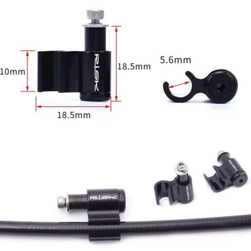 Jual ADAPTOR KLIP PENJEPIT JALUR KABEL REM SEPEDA HIDROLIS ATAU ...