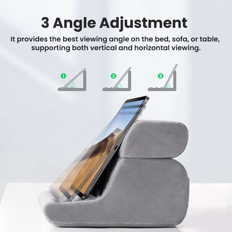 Promo Ugreen Tablet Phone Stand Holder Pillow 4 - 12.9inch Anti Slip ...