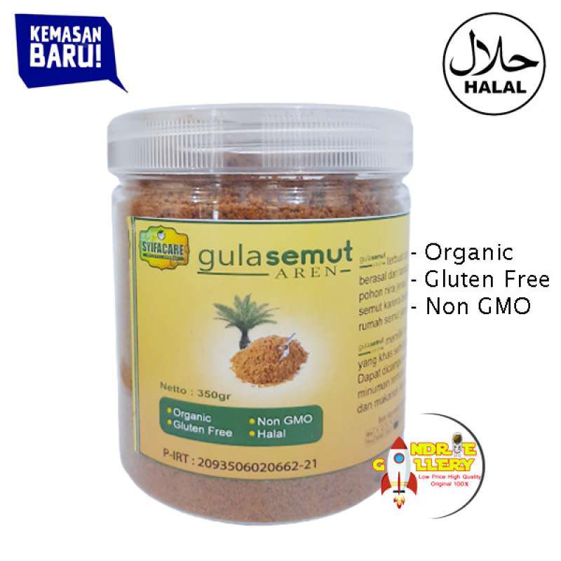 Jual Gula Semut Aren Asli Kristal Palm Sugar Serbuk Pemanis Alami Halal ...
