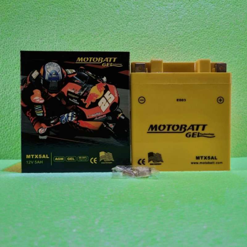 Jual Aki Motor Yamaha Mio Sporty Mio Smile Motobatt Mtx5al Aki Kering / Gel Di Seller Tdr ...