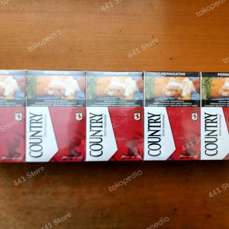 Jual Rokok Country International Merah 20 Batang Di Seller 441 Store ...