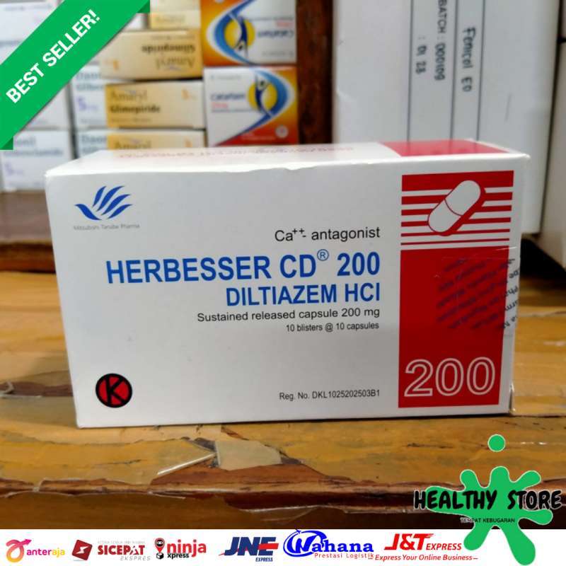 Promo HERBESSER CD 200 Mg isi 10 Tablet Per Strip ORIGINAL Diskon 22% ...