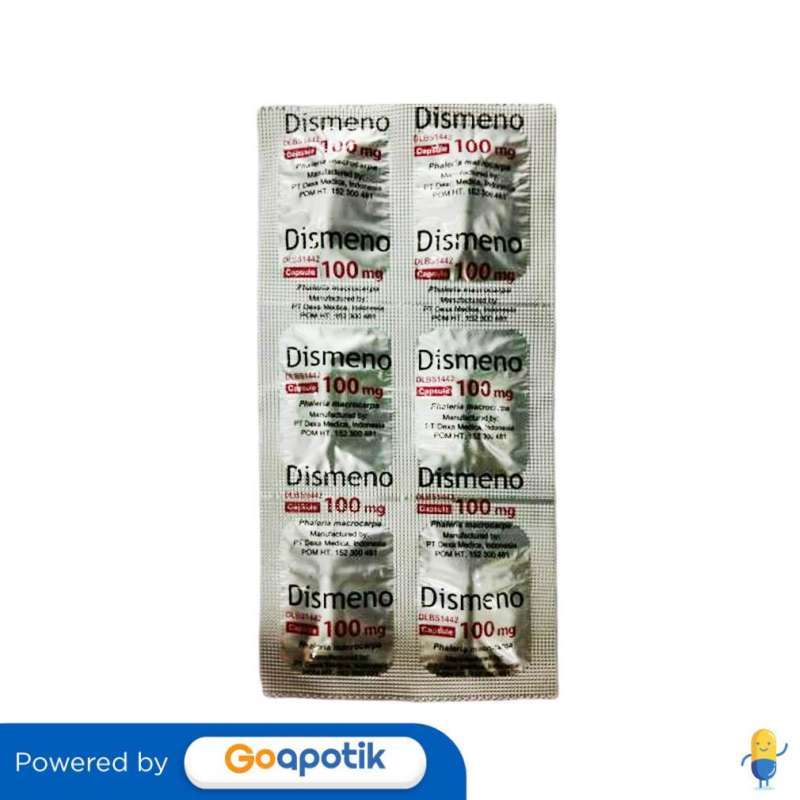 Jual DISMENO 100 MG STRIP 6 KAPSUL di Seller Apotek Mirzabi Sehat ...