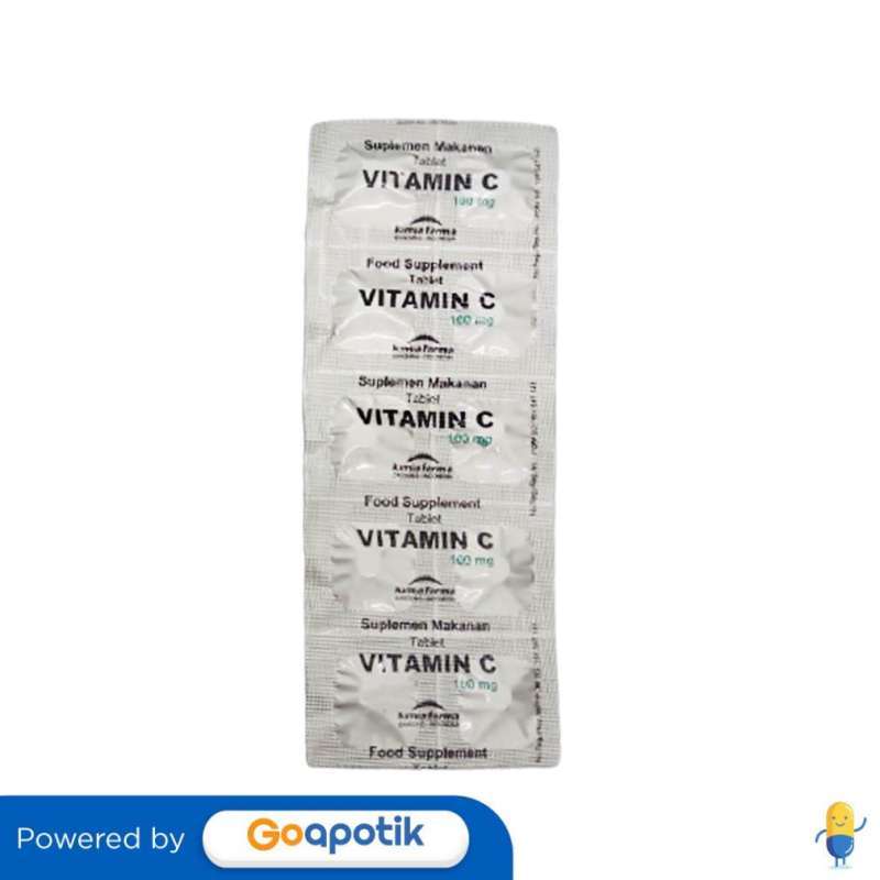 Jual Vitamin C Kimia Farma 100 Mg Strip 10 Tablet Di Seller Apotek ...