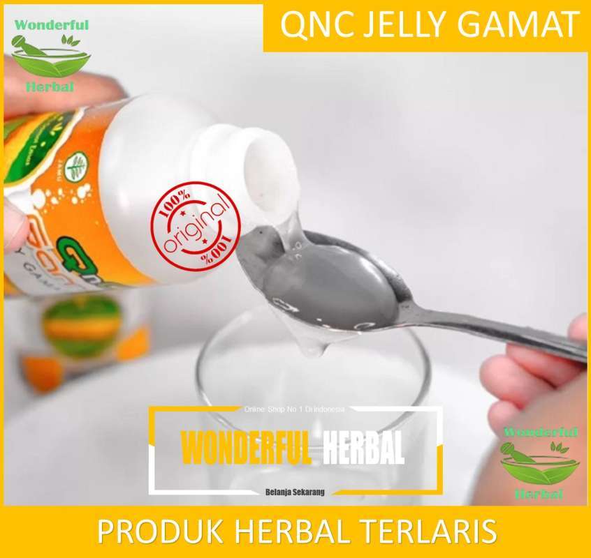 Jual Obat Herbal Qnc Jelly Gamat Dari Ekstrak Teripang Emas Murni Asli ...