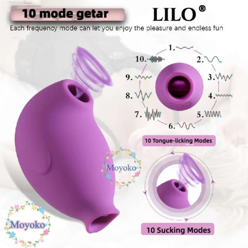 Jual Nipple Clitoris Hisap Licking Vibrator Alat Bantu Seksual Wanita
