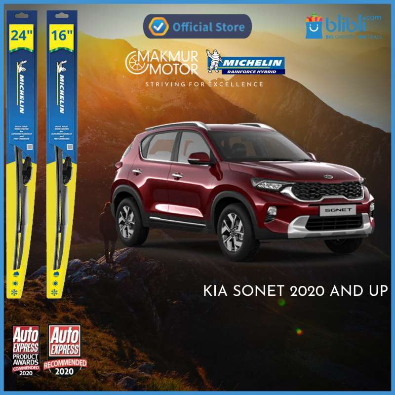 Jual MICHELIN RAINFORCE HYBRID WIPER FOR KIA SONET di Seller Makmur ...