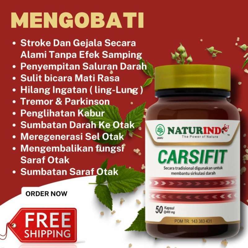 Jual Obat Herbal Carsifit Tremor Parkinson Tangan Gemetar Stroke Saraf ...
