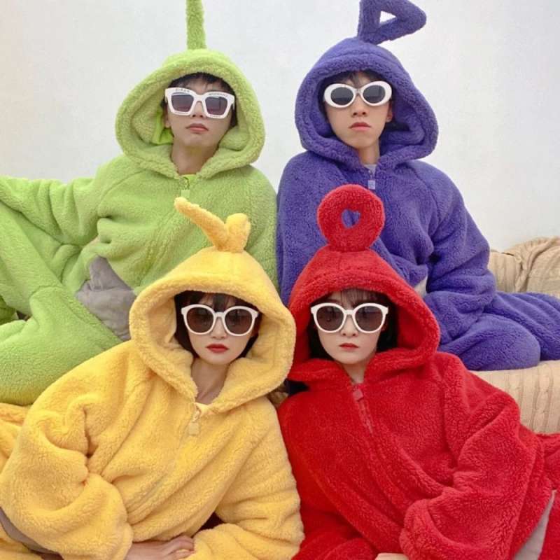 Jual Baju Kostum Onesie Piyama Teletubbies Tinky Winky Dipsy Lala Poo ...