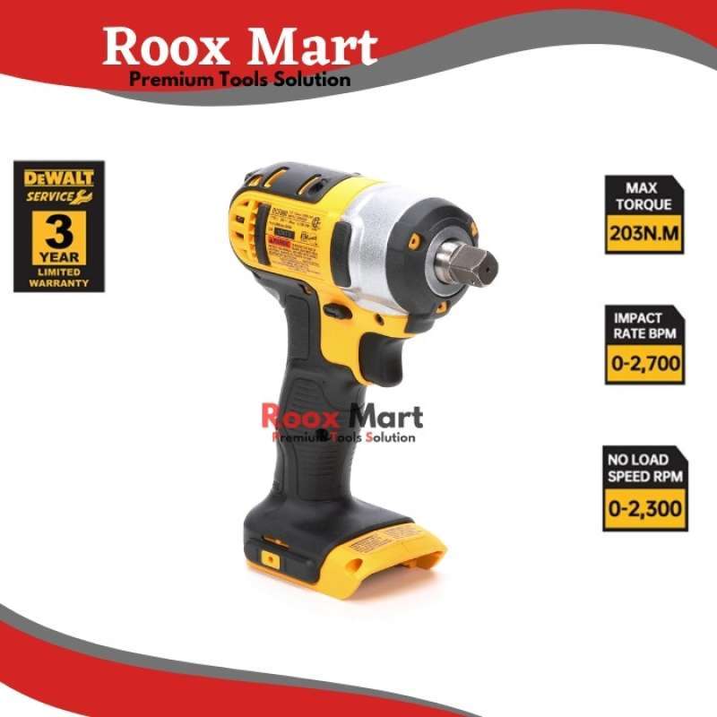 Promo DEWALT DCF880 Pembuka baut Impact Wrench 1/2 UNIT ONLY Diskon 23% ...