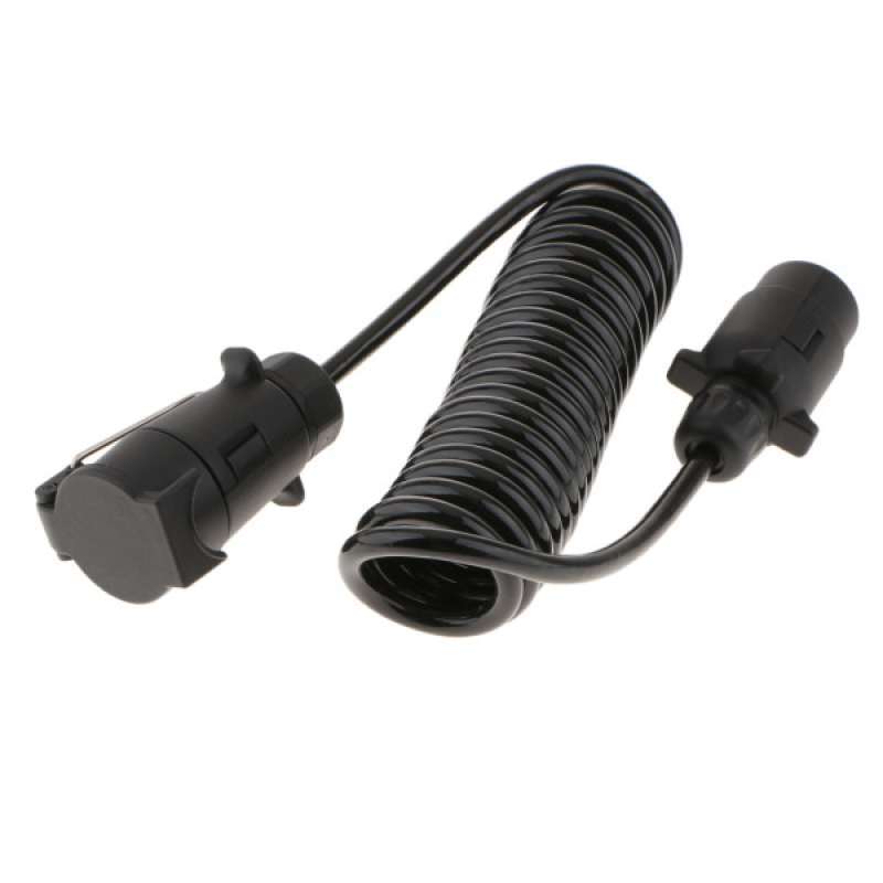 Jual 7 Pin Round Trailer Boat Rv Connector Plug Light Adapter 2meters ...