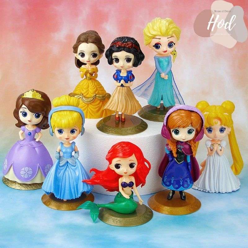 Jual Topper Princess Disney Hiasan Kue Dekorasi Meja Elsa Anna Olaf
