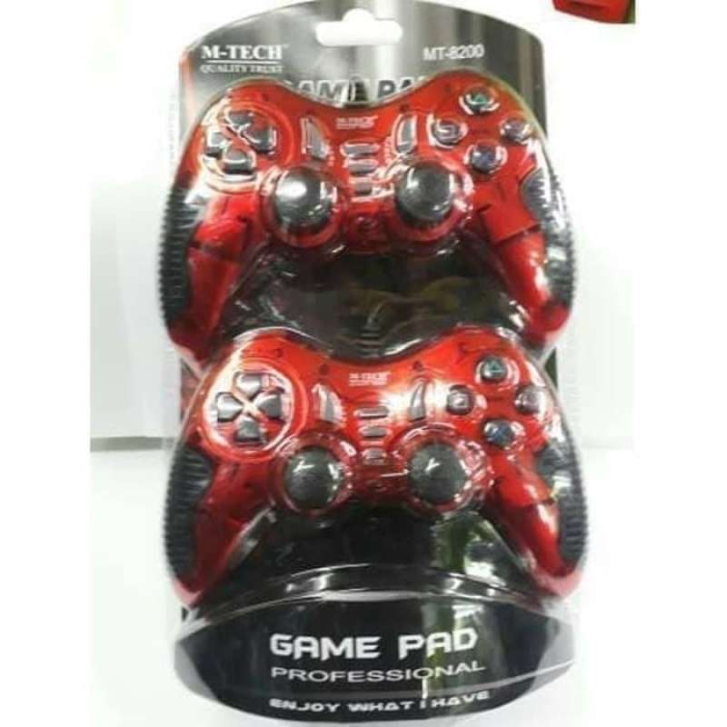Jual Gamepad Mt-8200 M-tech Joystick Stick Usb Double Turbo For Pc ...