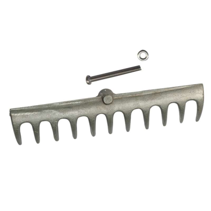 Jual 35x15cm Soil Rake Cultivation Tool Head Golf Bunker Sand Pitch ...