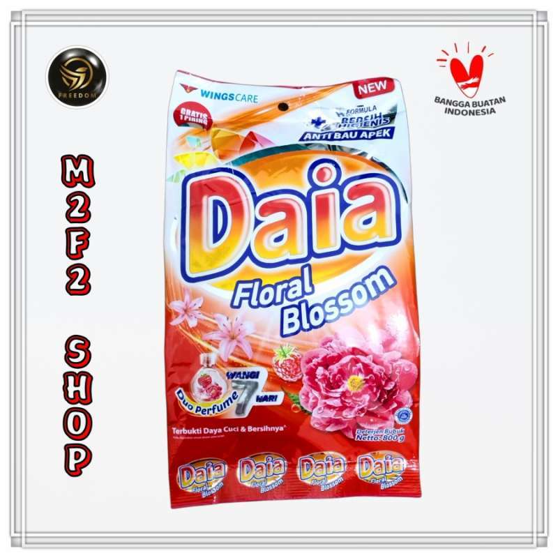 Promo Daia Bunga Floral Blossom Deterjen Bubuk Sabun Cuci Baju Pouch ...