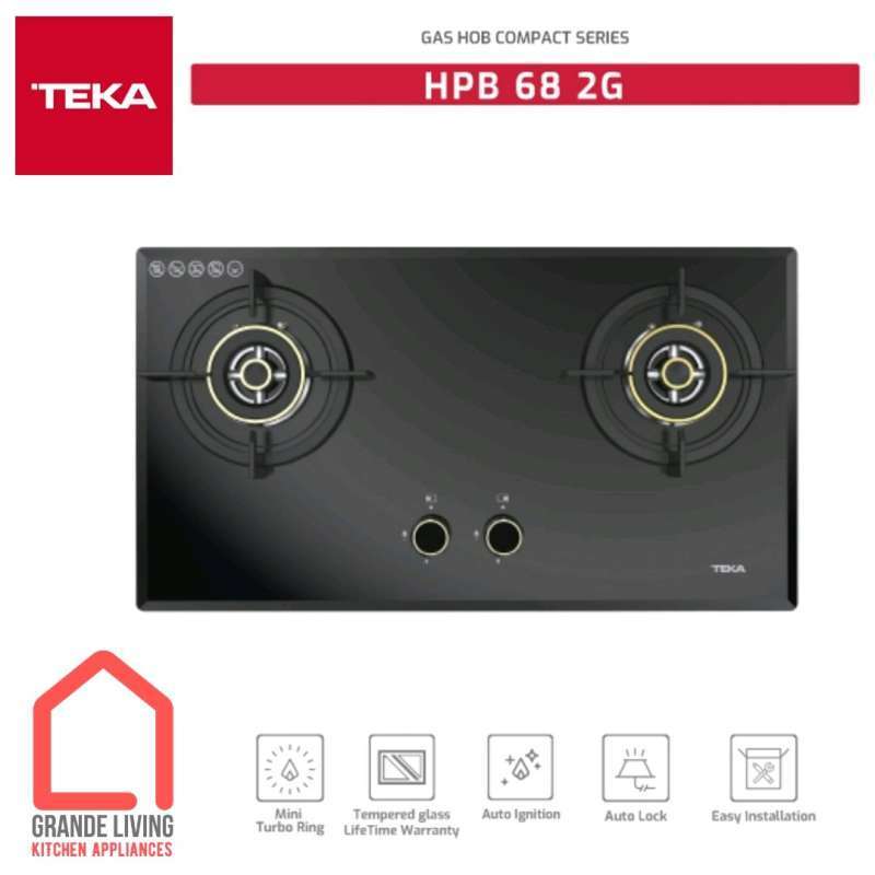 Jual Teka Built in Hob HPB 68 2G Kompor Tanam 2 Tungku di Seller Grande ...