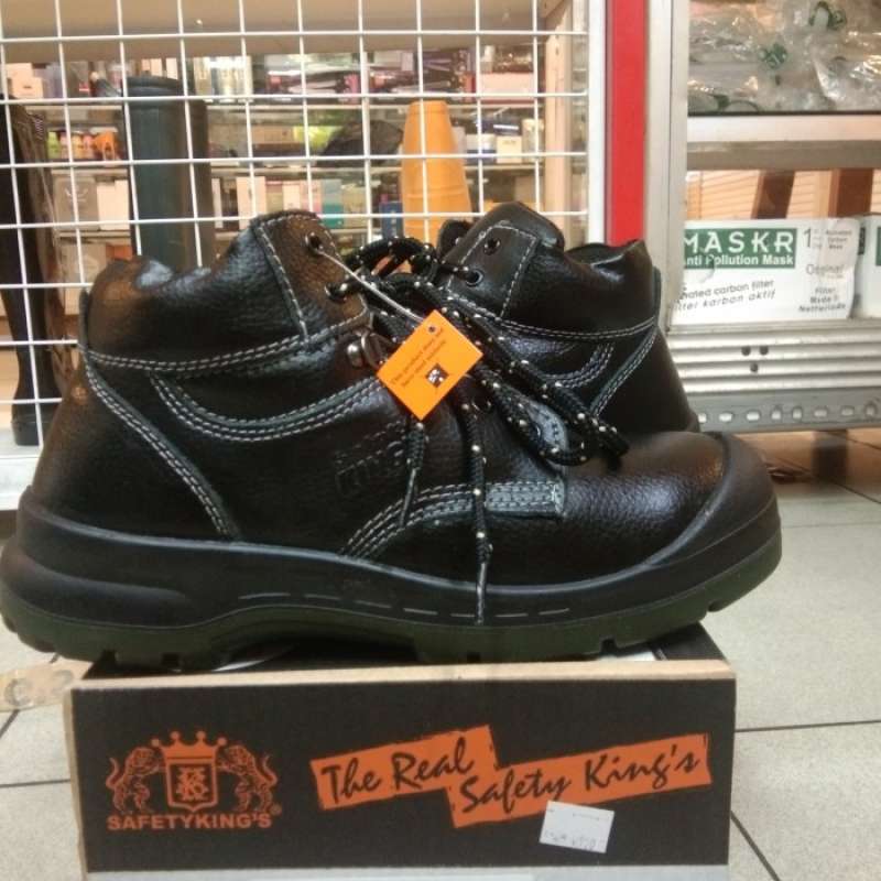 Jual Sepatu Safety Merk Kings Kws 803 X Original Kulit Asli. Di Seller ...