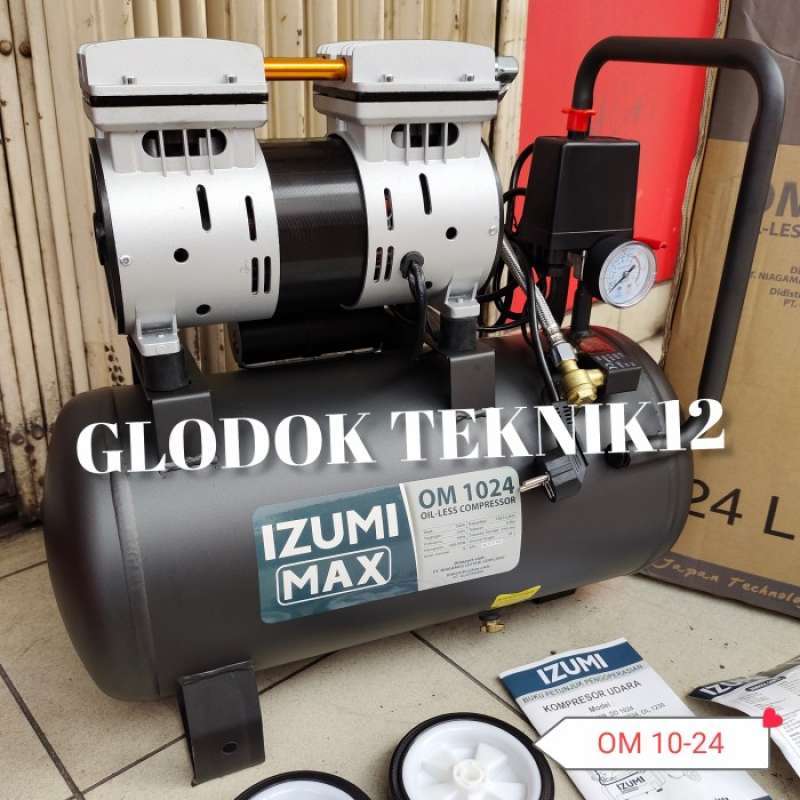 Jual Mesin Compressor Izumi Max Om 1024 / Compresor Izumi Om 10-24 Oilless Di Seller Goodwell ...