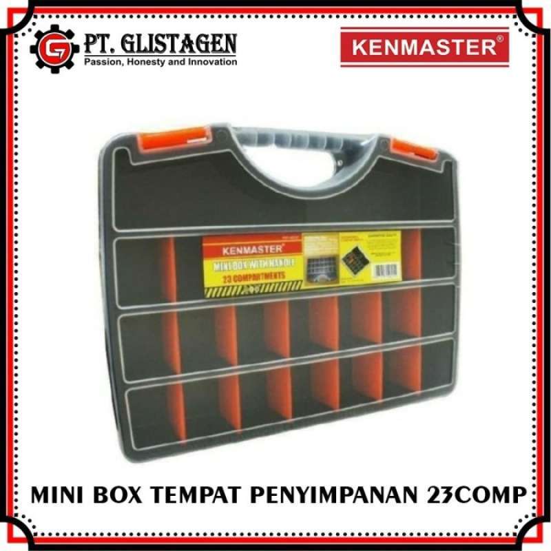 Promo Tool Box Mini With Handle 23 Compartments Koper Plastik Kotak Mur ...