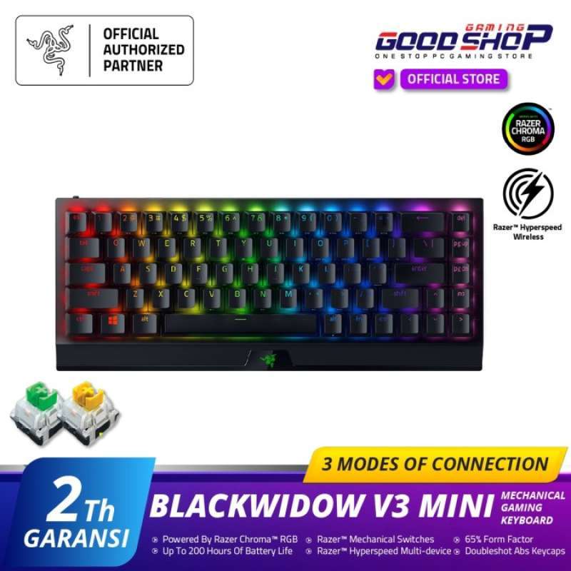 Promo Razer BlackWidow V3 Mini Wireless HyperSpeed - Gaming Keyboard ...