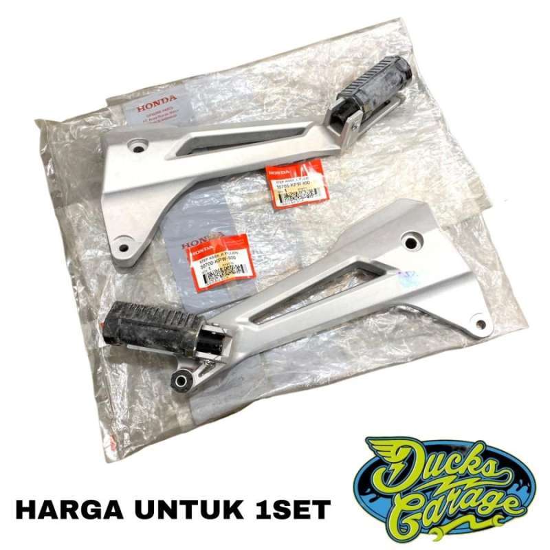 Jual Besi Dudukan Step Belakang Set Assy Honda Kirana Original Silver ...