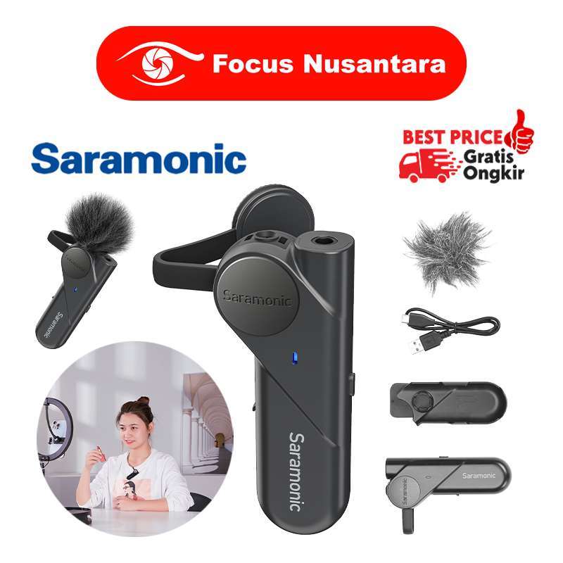 Jual Focus Nusantara - Saramonic Btw Wireless Bluetooth Clip-on ...