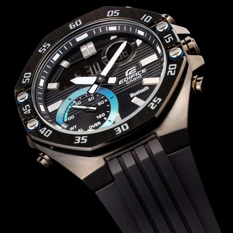 Promo Casio Edifice Ecb-10pb-1adf Jam Tangan Pria Analog Digital Black ...