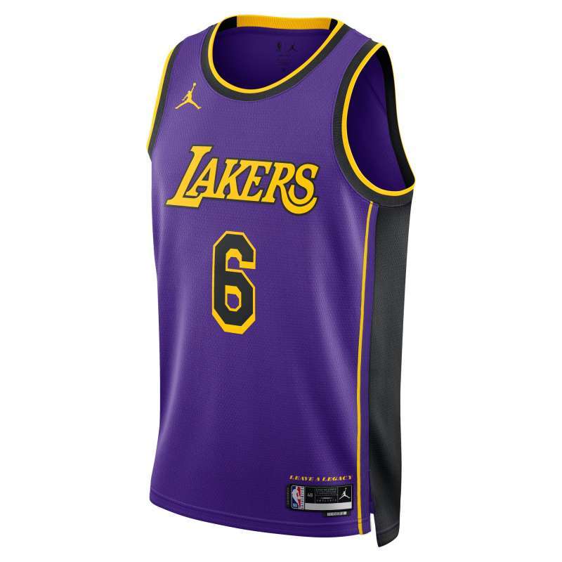 Jual Nike Men Basketball Lebron James Los Angeles Lakers Statement ...
