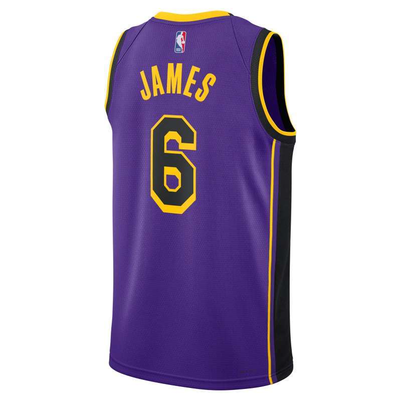 Jual Nike Men Basketball Lebron James Los Angeles Lakers Statement ...