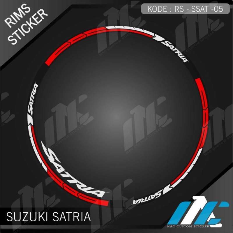 Jual sticker list velg satria f150 di Seller Creative plat variasi ...