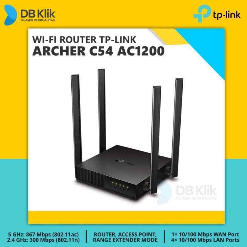 Promo Router ARCHER C54 AC1200 Dual-Band - WiFi Router TP Link C54 ...