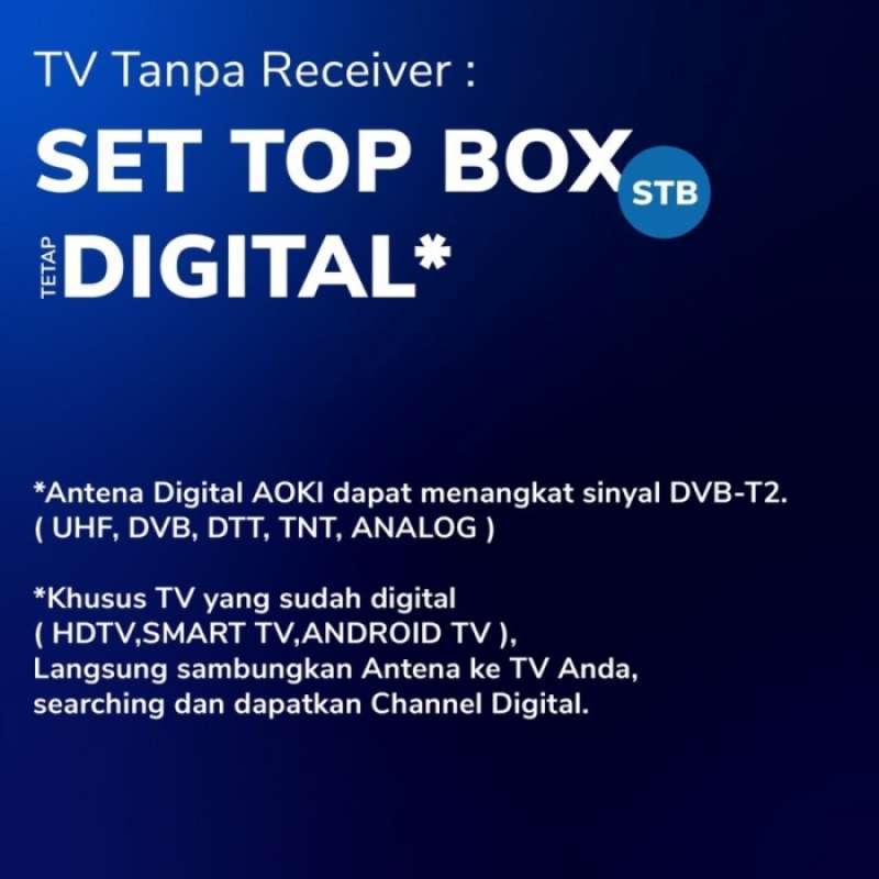 Jual Antena Aoki At 3000 Tv Digital Analog Dalam Di Seller Grock Store - Jatipulo, Kota Jakarta ...