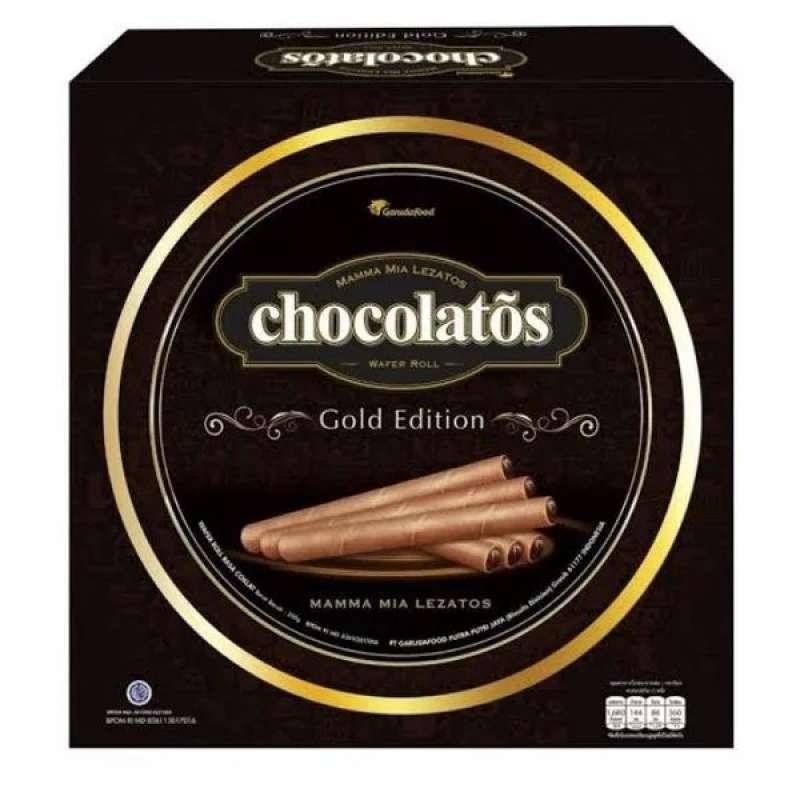 Jual WAFER ROLL COKLAT CHOCOLATOS GOLD EDITION 350GR KALENG di Seller ...