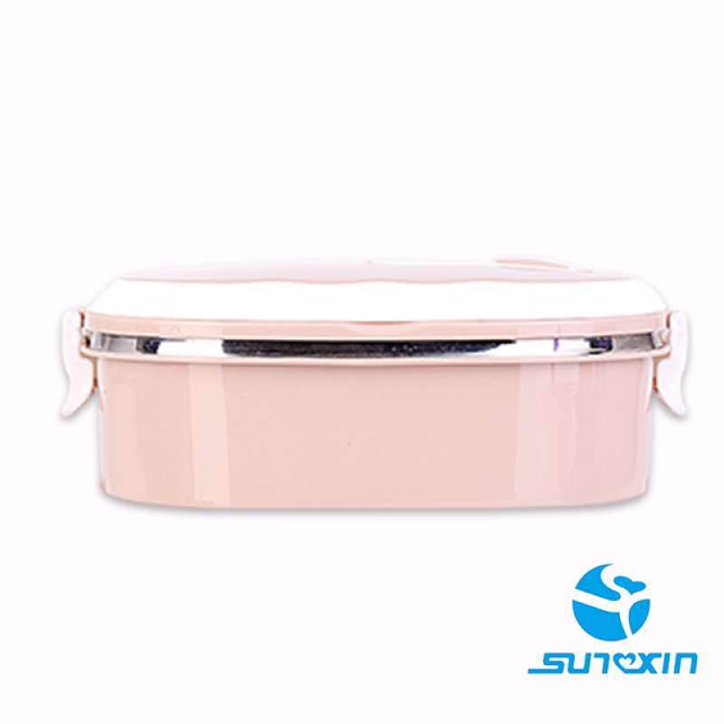 Jual Lunch Box Set / Rantang Persegi 1 Atau 2 Susun Stainles Steel ...