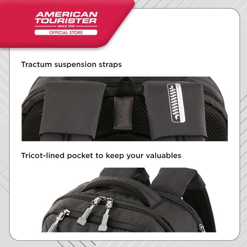 Jual American Tourister Brett Bts Backpack - Black Di Seller House Of ...