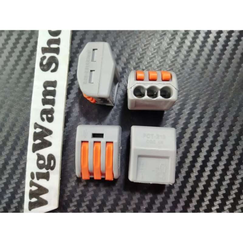 Promo Premium 3 Pin PCT-213 Konektor Terminal Block Penghubung Kabel ...