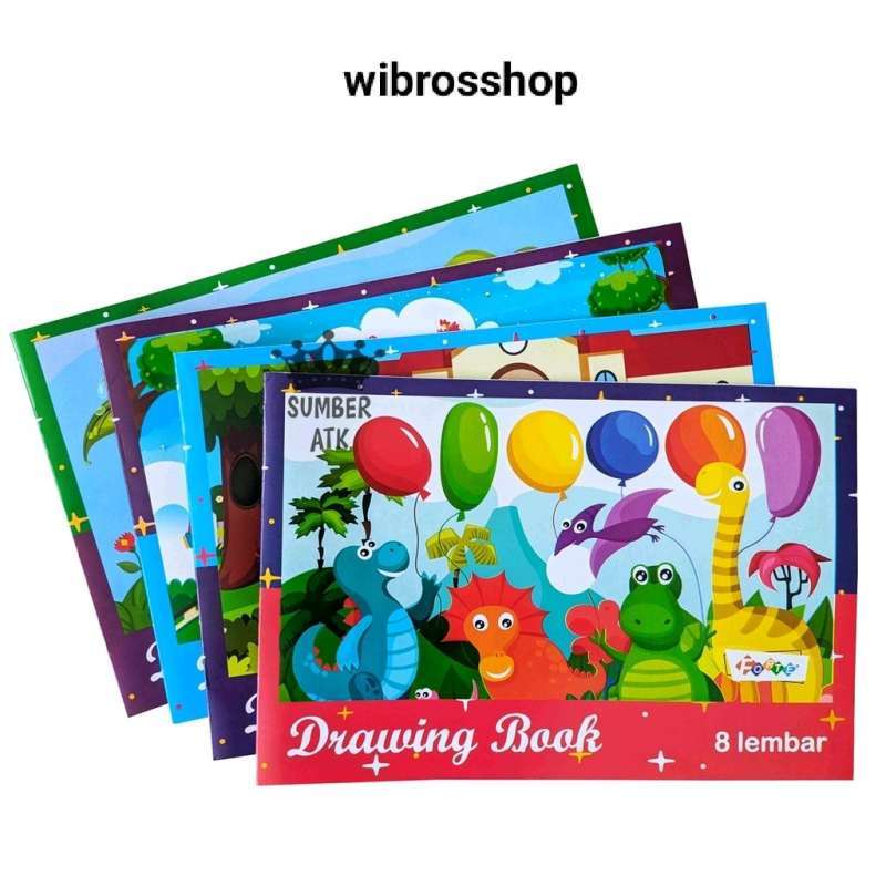 Jual Drawing Book Buku Gambar Forte A4 Motif A3 Motif Isi 8 Lembar - A4 ...