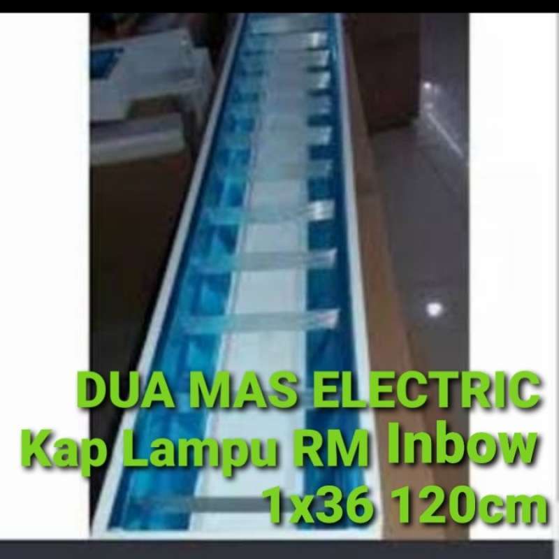 Jual Kap Lampu T8 Rm Inbow 1X36 1X16W Housing Tl Neon Led 120Cm Isi ...