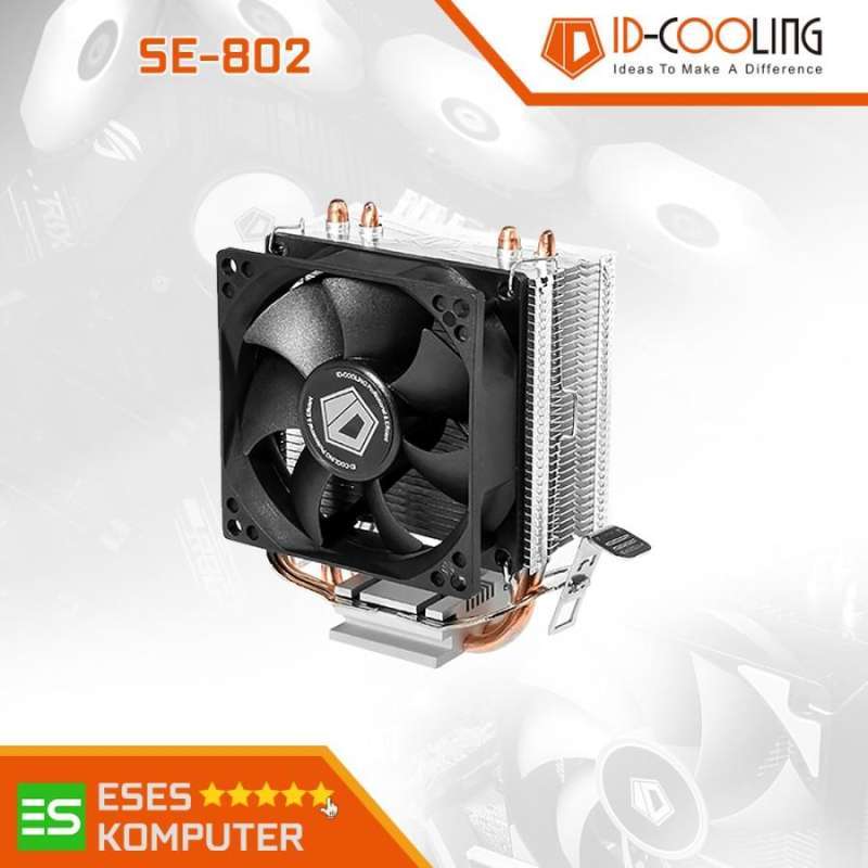 Jual Id-cooling Se-802-sd - Hsf 80mm Cpu Air Cooler - Universal Intel / Amd Di Seller Eses ...