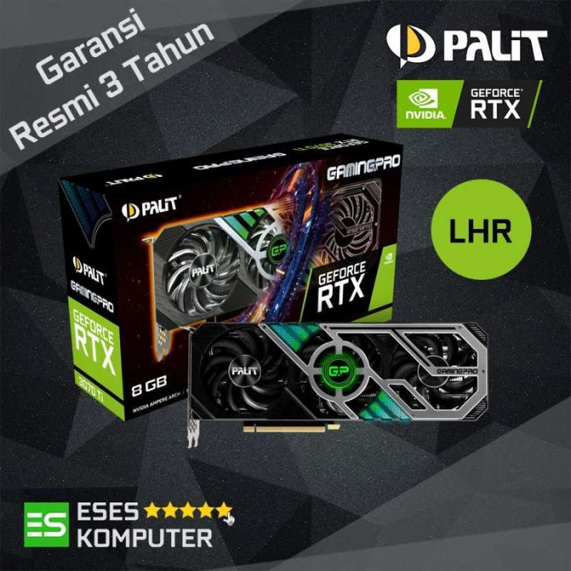 Jual VGA PALIT GeForce RTX 3070 Ti GamingPro | 8GB GDDR6X | Ampere di ...