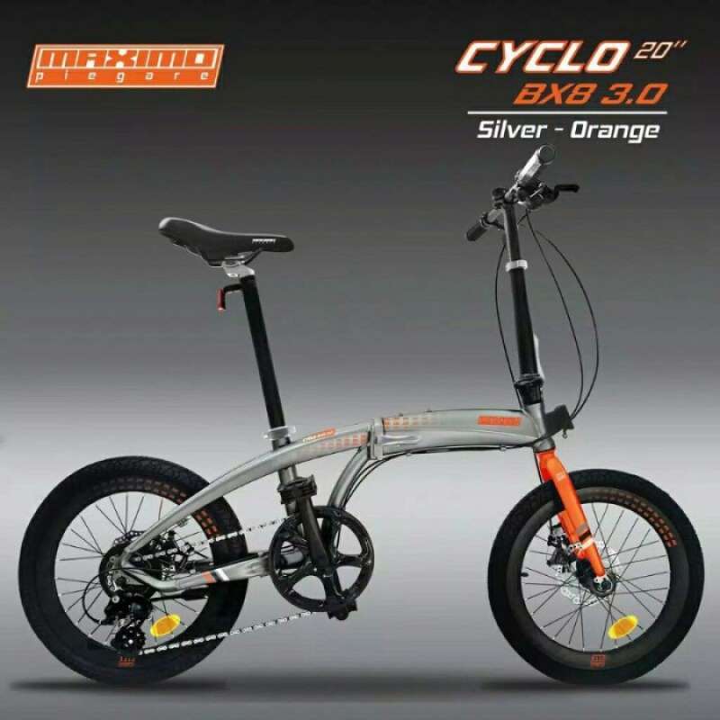 Promo Jne,Sicepat - New Sepeda Lipat Maximo Cyclo 20 Inchi Bx8 3.0 8 ...
