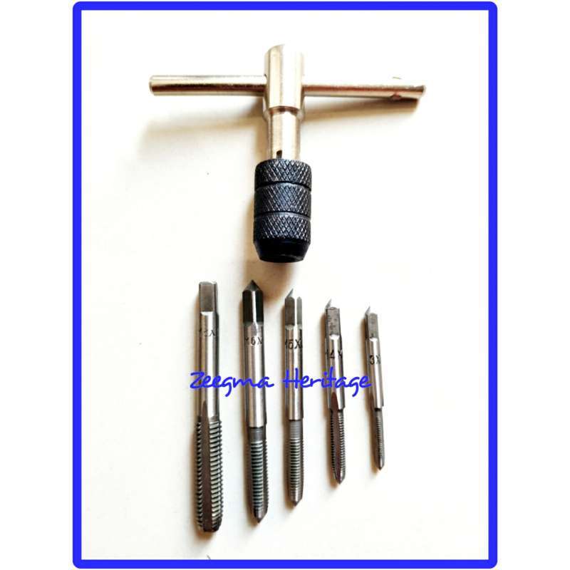 Promo Hand Tap Tapping Metal Screw Taps M3-M8 Thread Metric Machine ...