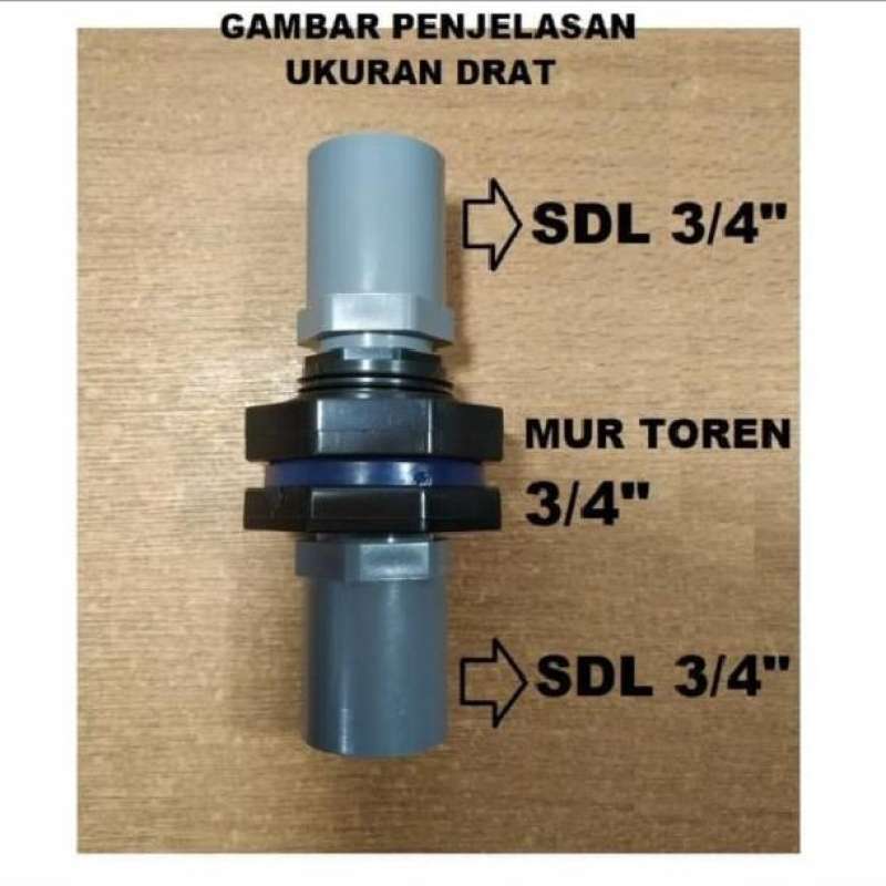 Jual Socket Toren Penguin 3/4 Tangki Tandon Vault Ring Mur Toren Bak ...