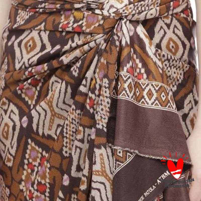 Jual Krisma Kain Bentenan Kekusi Kain Khas Manado Patola Atbm Di Seller ...