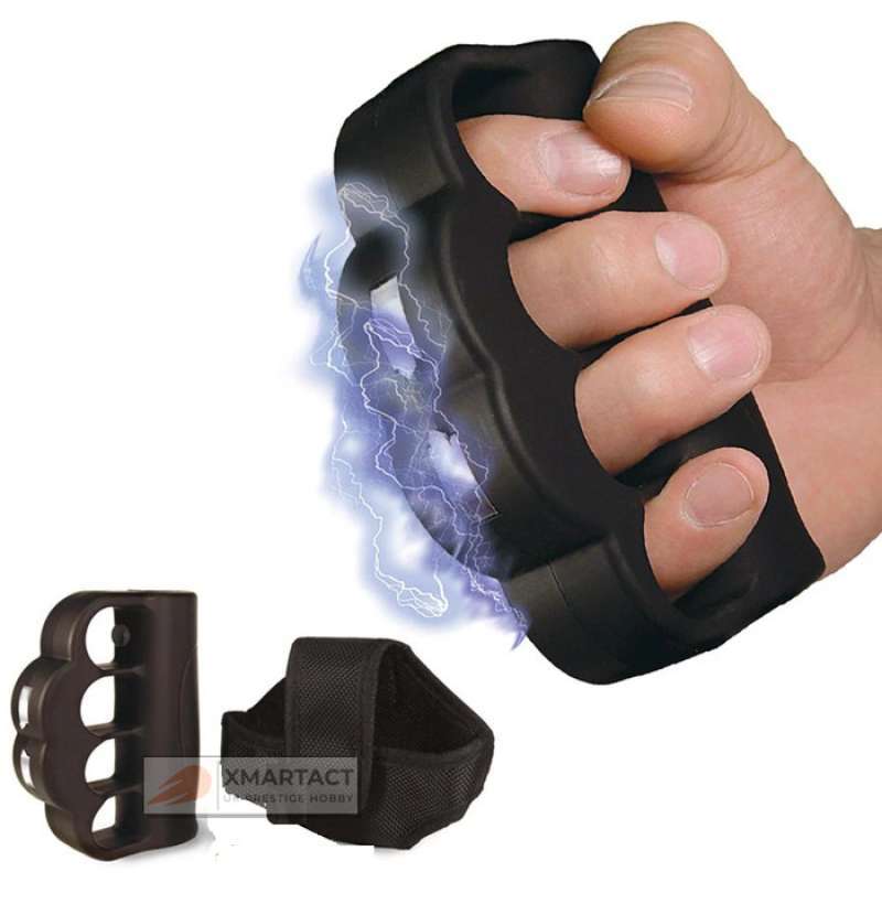 Promo Blast Knuckles Stun Gun Black With Holster Stungun Knuckle Diskon ...