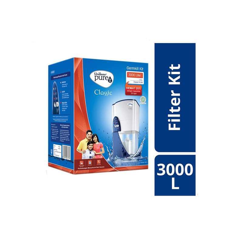 Promo Unilever Pureit Germkill Kit Filter Classic 9L [3000L] / GKK3000L ...