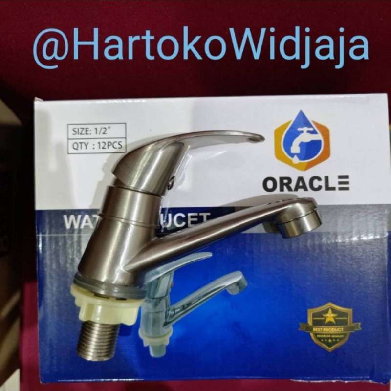 Promo KRAN WASTAFEL ANGKAT STAINLESS 1/2 ORACLE, KERAN TAHAN KARAT ...