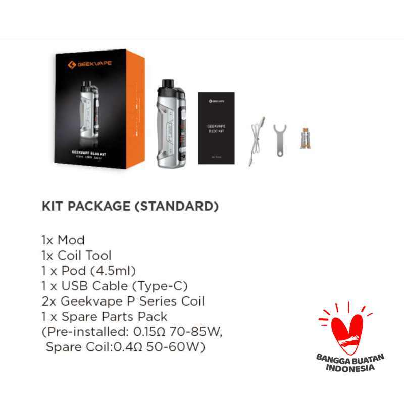 Jual Geekvape B100 Kit ( Aegis Boost Pro 2 ) 18650 Pod Mod Kit By Geek ...
