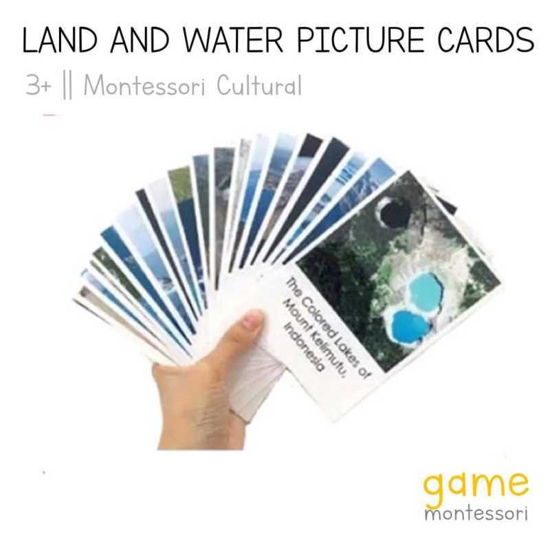 Jual Game Montessori Land And Water Form Picture Card Di Seller Game ...