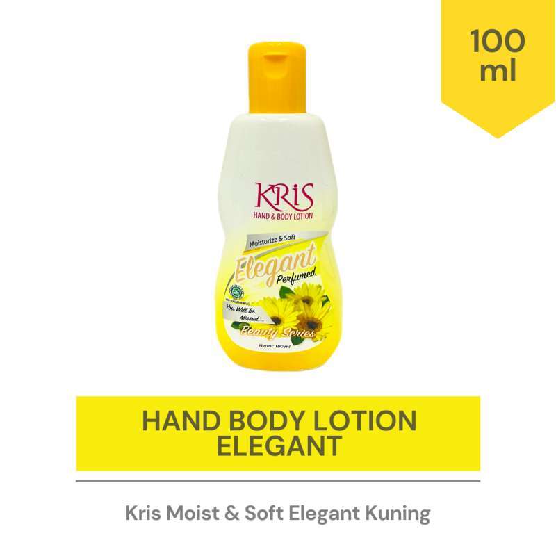 Jual Kris Hand Body Lotion Moist & Soft Elegant Kuning 100ml di Seller ...